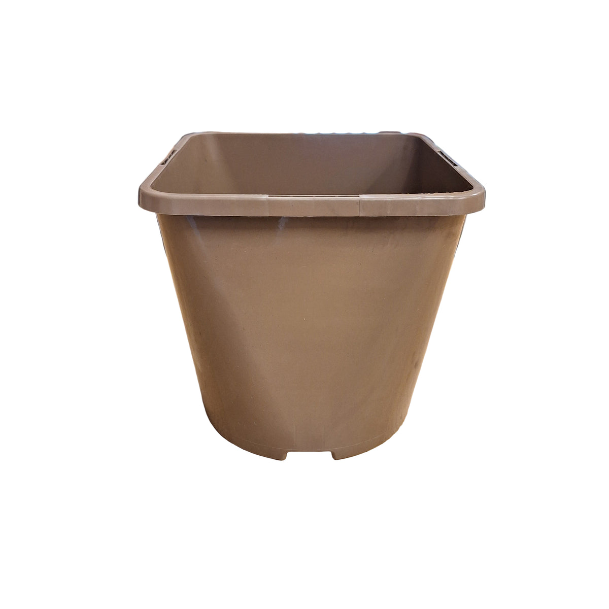 15cm 3L Sq Round Plant Pots - Taupe — Plant Pots Direct
