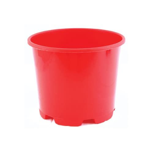 33cm Round plant pot - Red — Plant Pots Direct