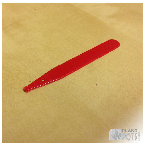 4" Red plastic plant label — Plant Pots Direct