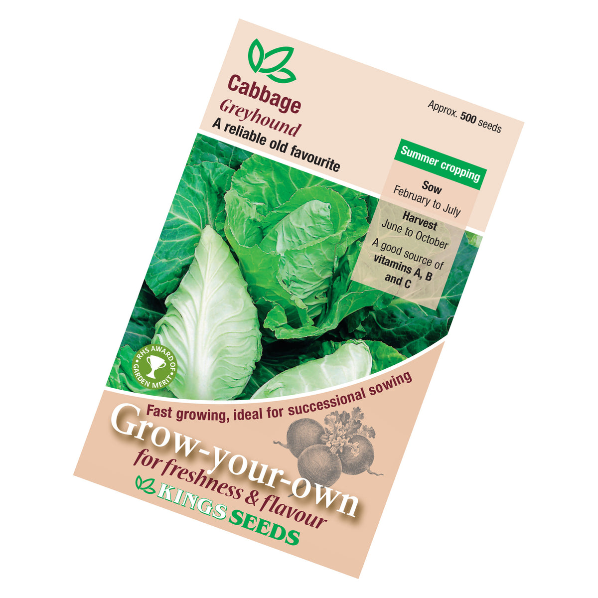 Cabbage Greyhound seeds — Plant Pots Direct